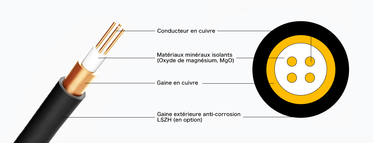 Câble MICC - Câble à isolation minérale résistant au feu | ZMS